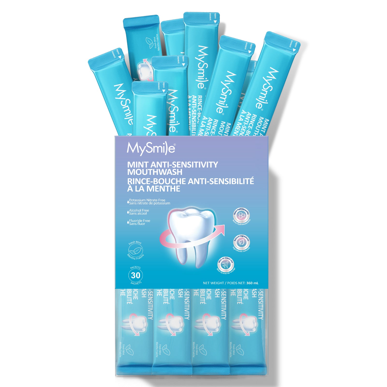 MySmile Portable Mouthwash for Sensitive Teeth