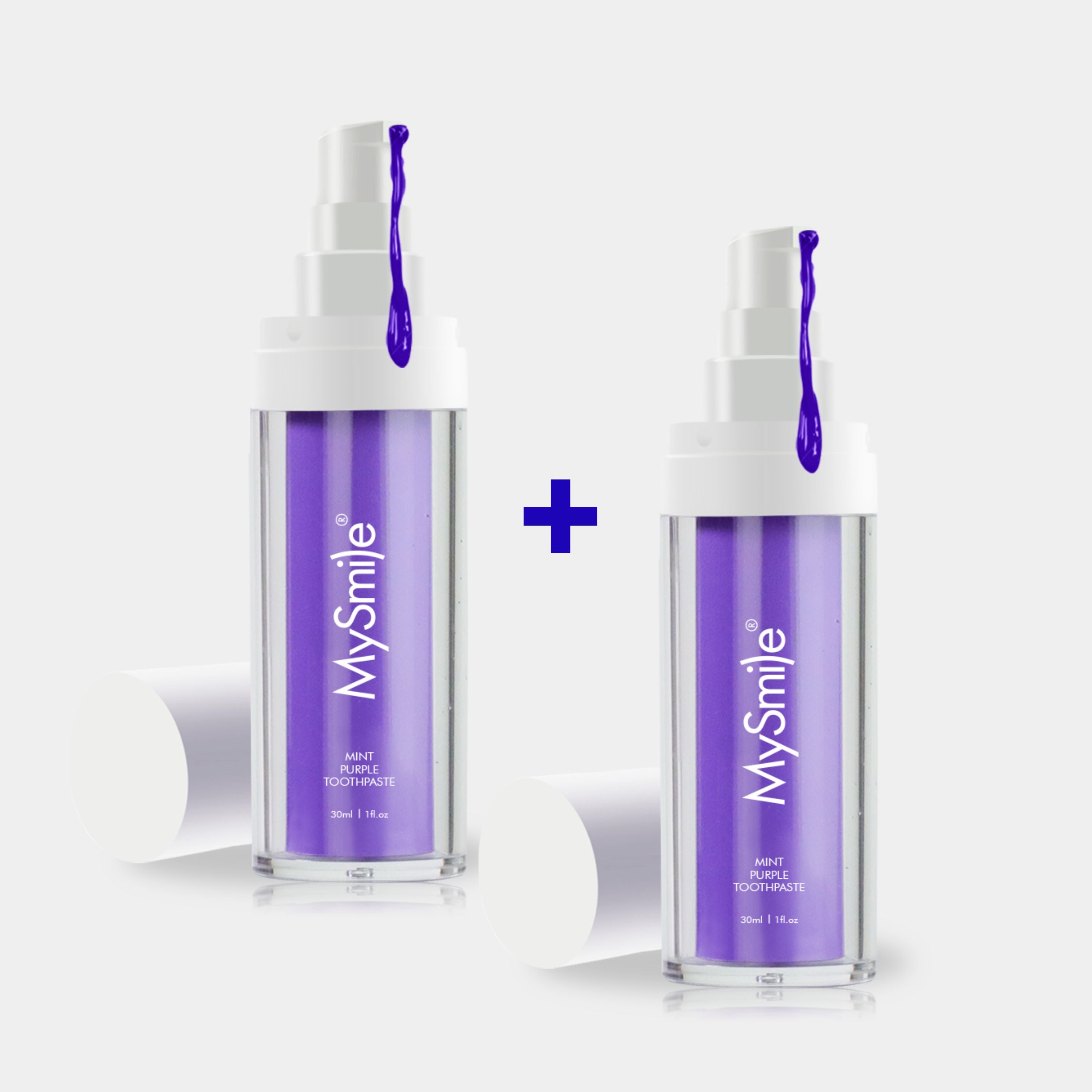 MySmile Purple Teeth Whitening Toothpaste 2 Pack