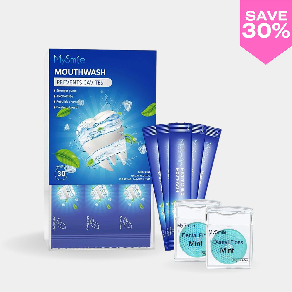 MySmile® Travel Mouthwash and Dental Floss Bundle