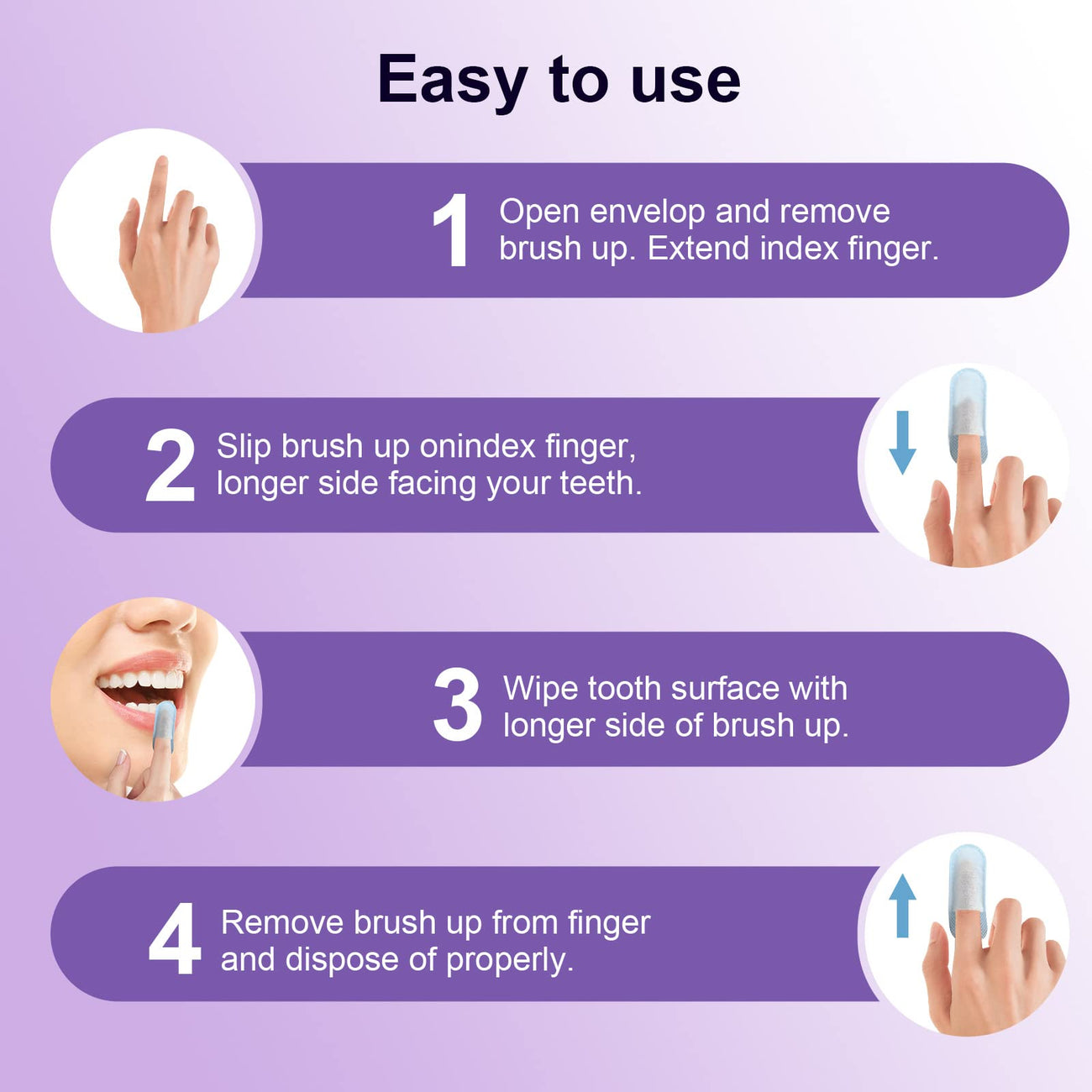 Get Professional Clean Results with Teeth Wipes | MySmile