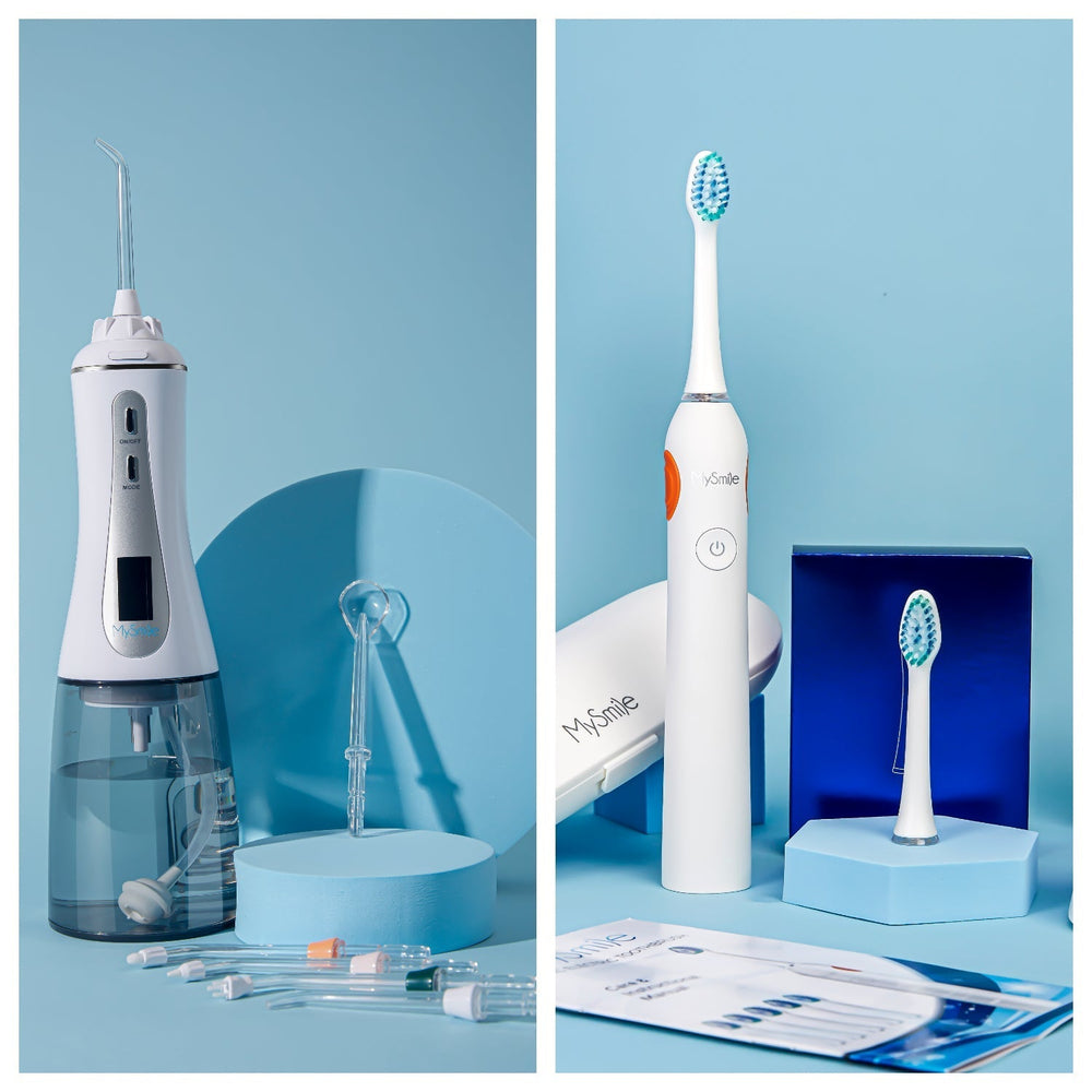 MySmile® OLED Water Flosser | Electric Toothbrushes Bundle