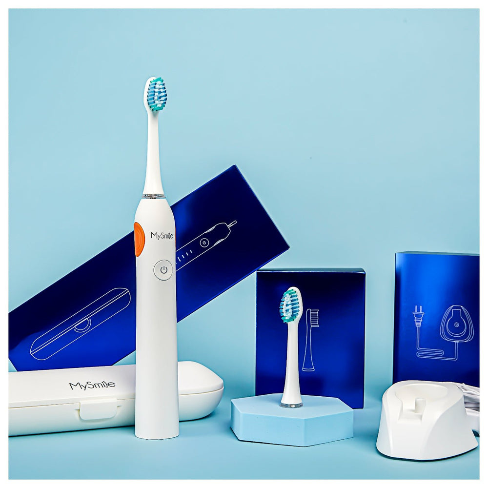 Get Whiter Teeth in 3 Minutes | Shop MySmile Sonic Toothbrush